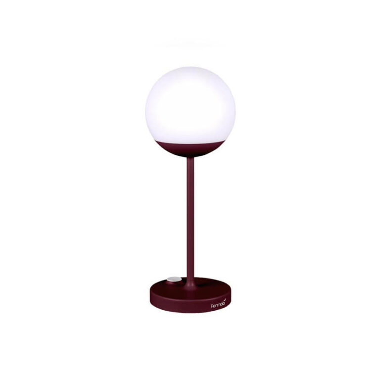 Fermob | Lampe connectée Mooon! H.41 | Extérieur | Cerise noire | Ekkla